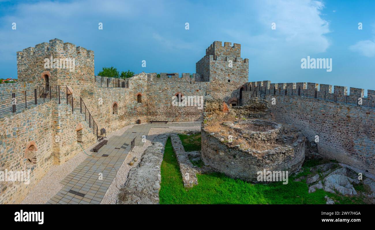 Ram fortress overlooking Danube at the border with Romania Stock Photo ...