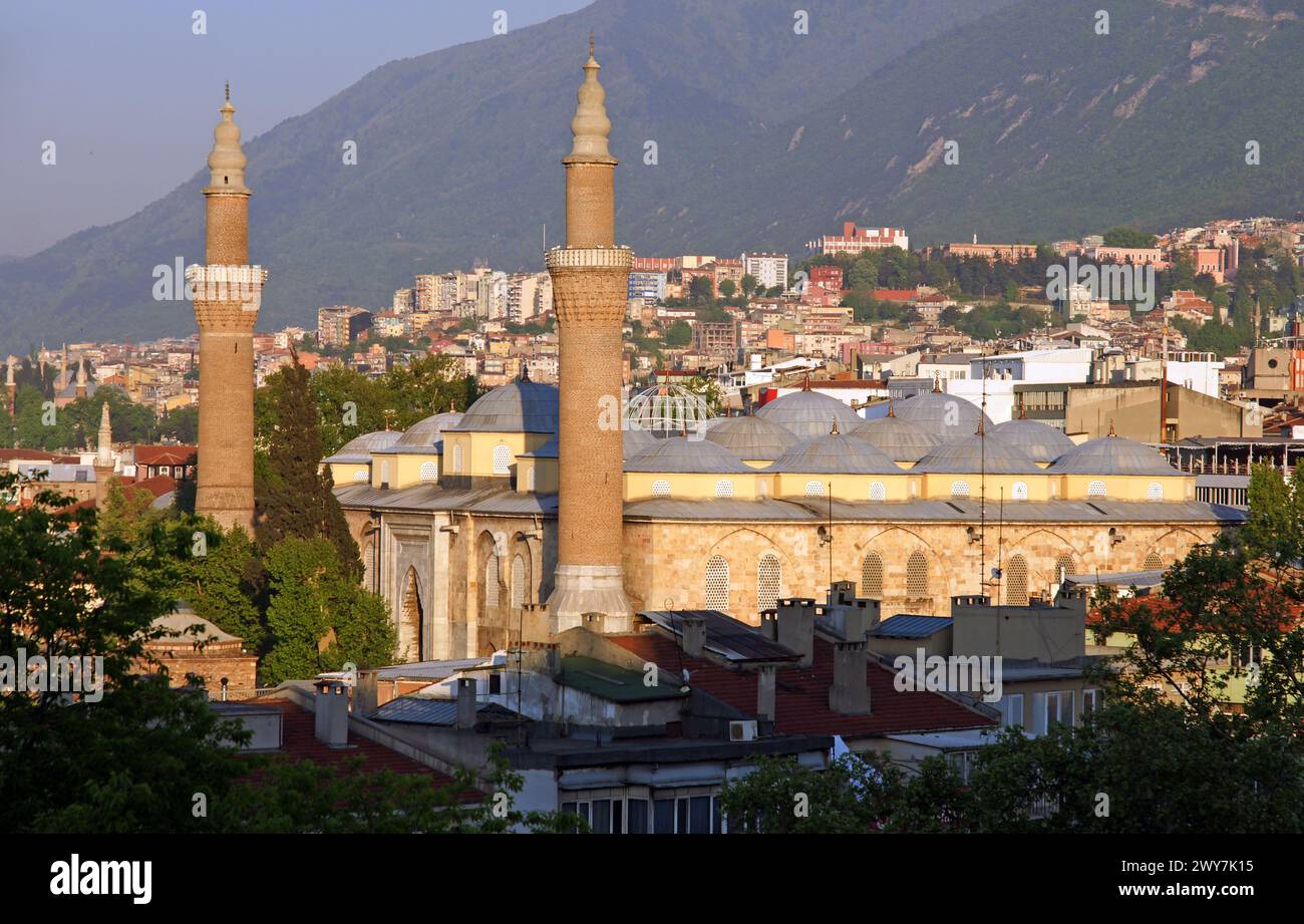 Located in Bursa, Turkey, the Ulu Mosque was built in 1400. It is one ...