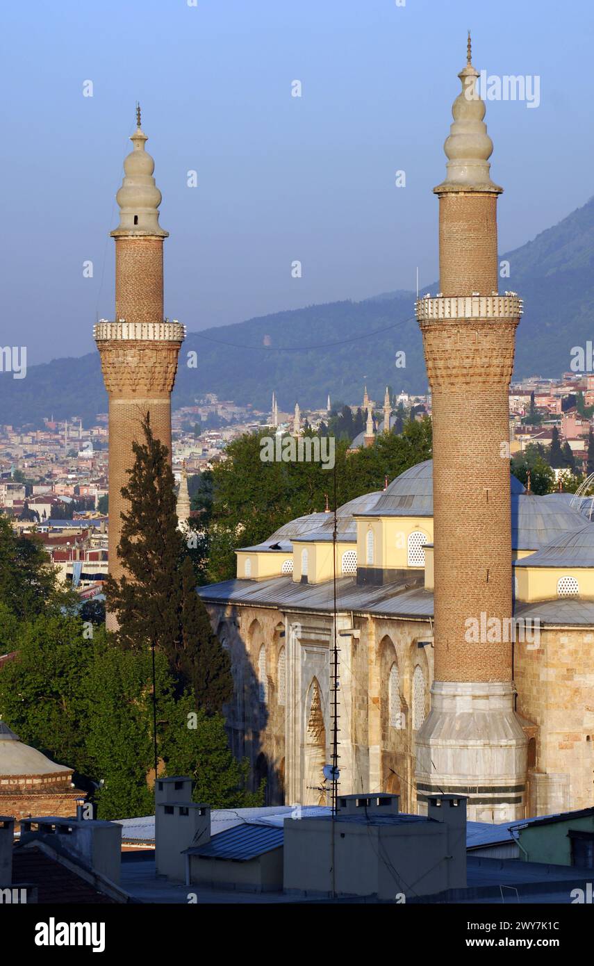 Located in Bursa, Turkey, the Ulu Mosque was built in 1400. It is one ...