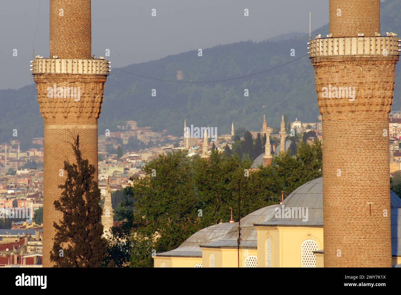 Located in Bursa, Turkey, the Ulu Mosque was built in 1400. It is one ...