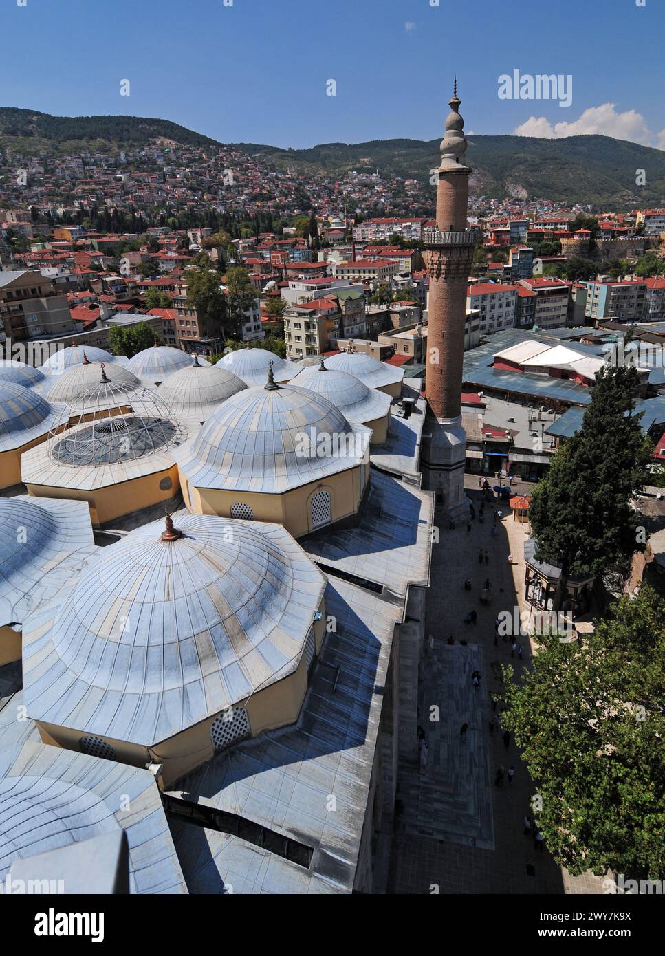 Located in Bursa, Turkey, the Ulu Mosque was built in 1400. It is one ...