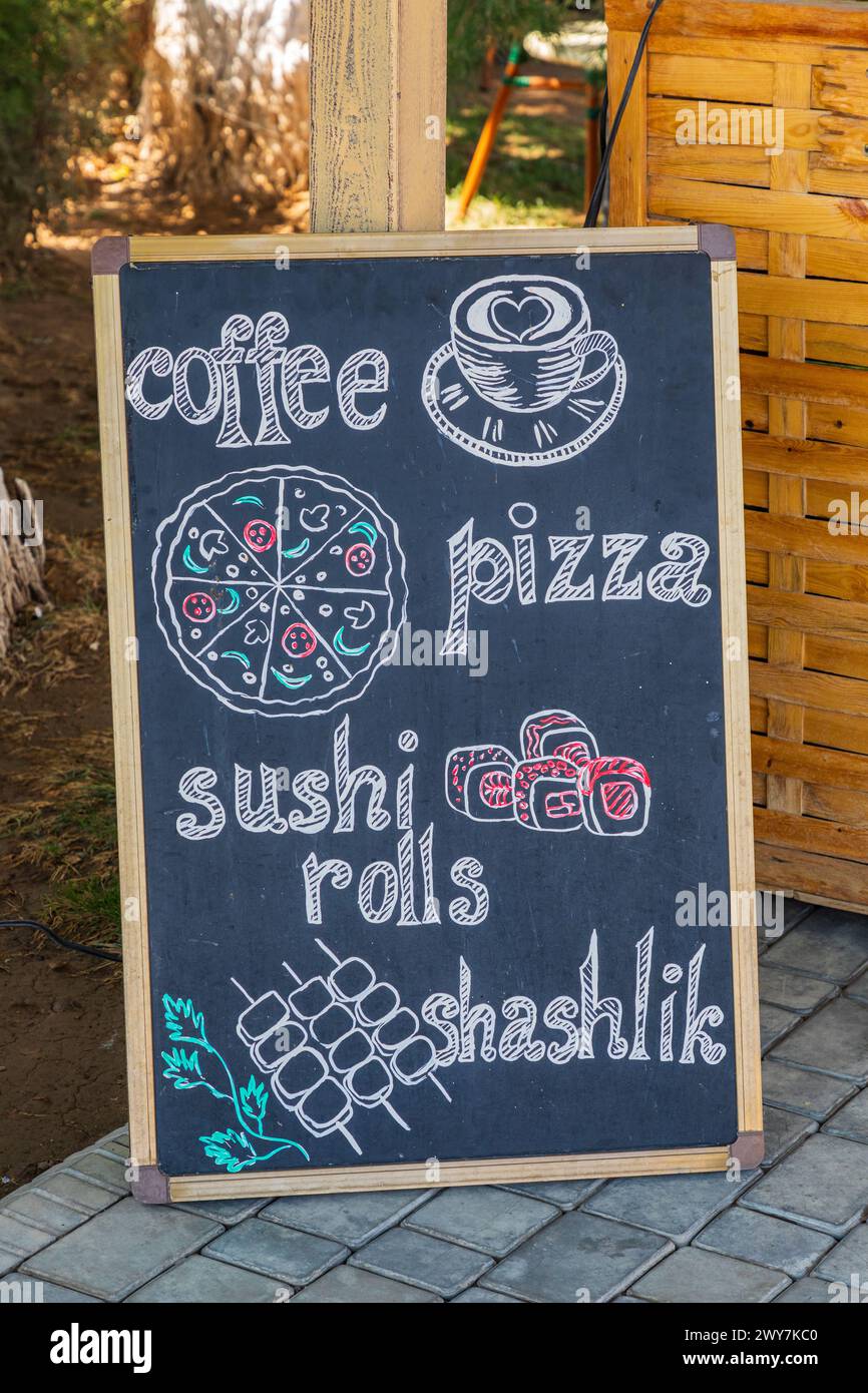 Uzbekistan bukhara cafe hi-res stock photography and images - Alamy