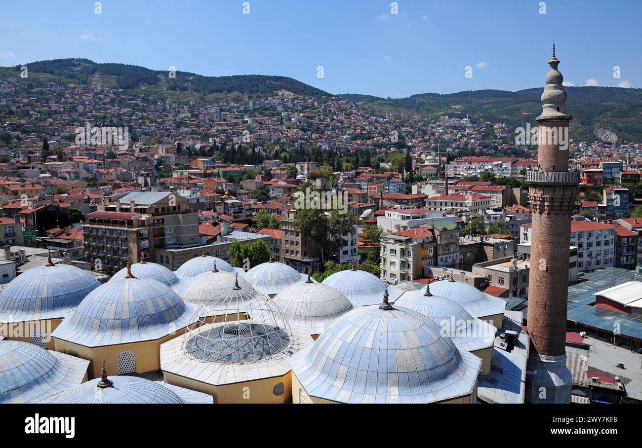 Located in Bursa, Turkey, the Ulu Mosque was built in 1400. It is one ...