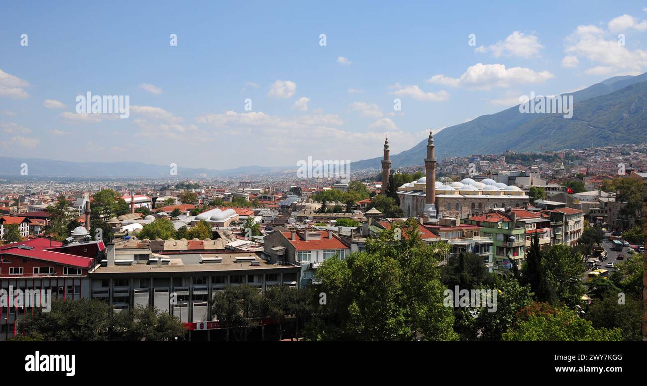 Located in Bursa, Turkey, the Ulu Mosque was built in 1400. It is one ...