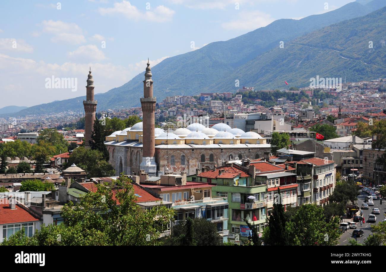 Located in Bursa, Turkey, the Ulu Mosque was built in 1400. It is one ...