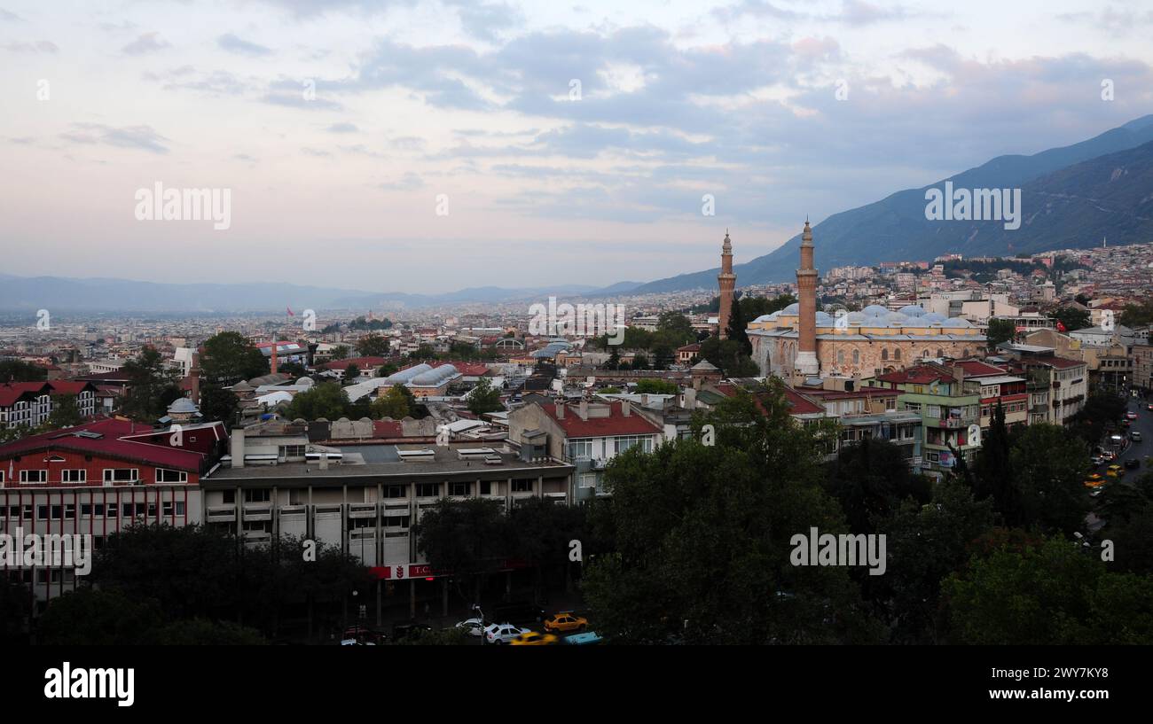Located in Bursa, Turkey, the Ulu Mosque was built in 1400. It is one ...