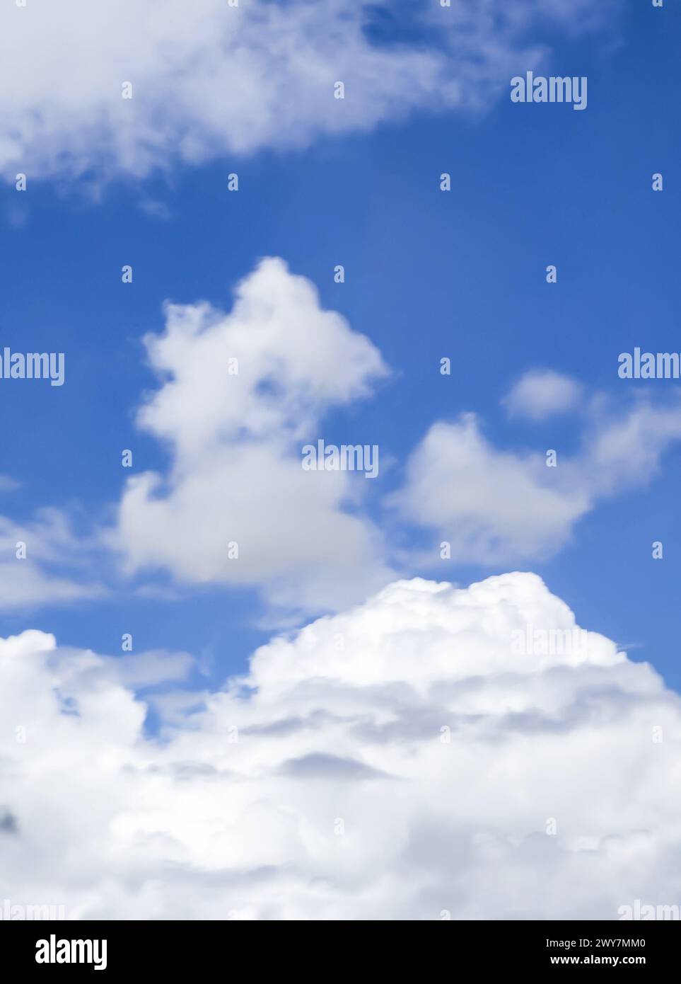 Nice blue sky with white clouds Stock Photo - Alamy