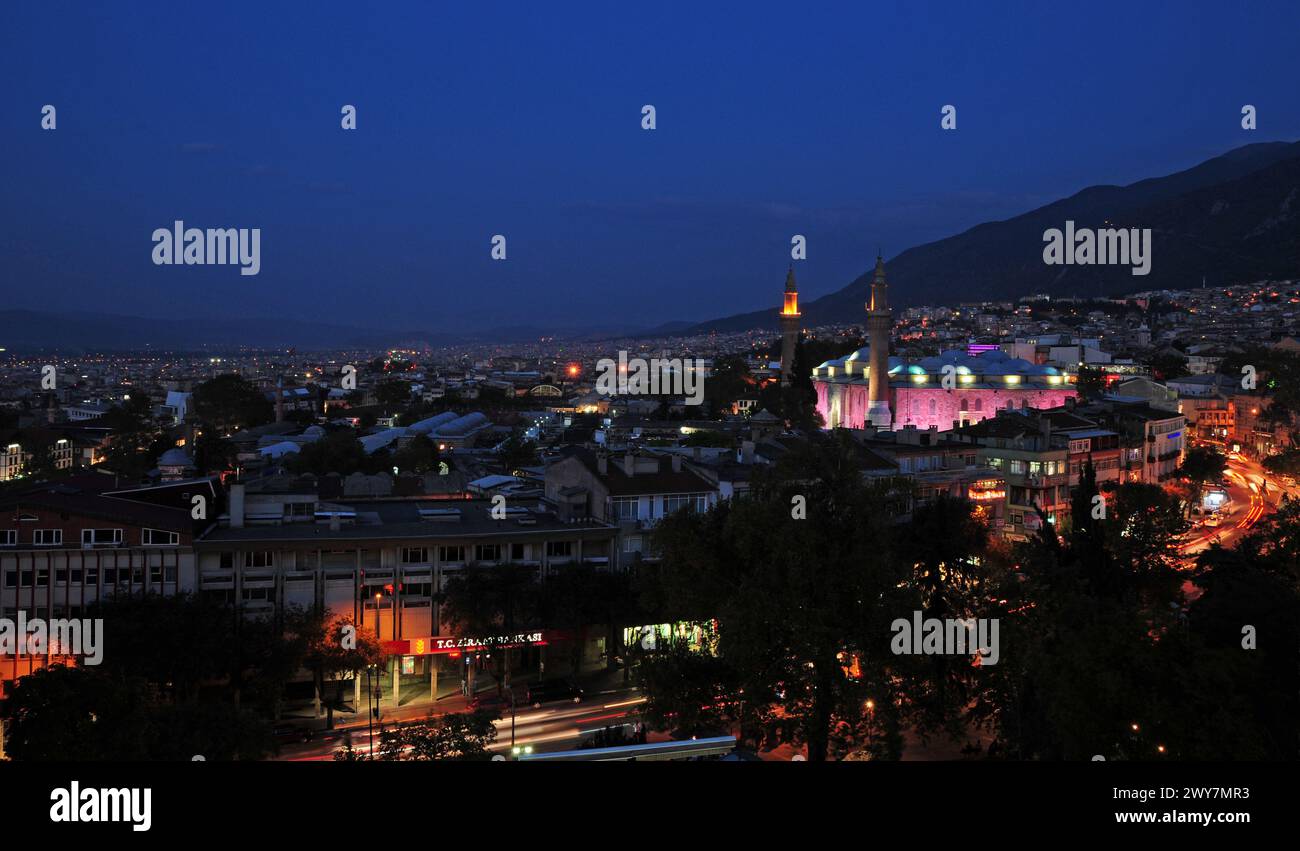 Located in Bursa, Turkey, the Ulu Mosque was built in 1400. It is one ...
