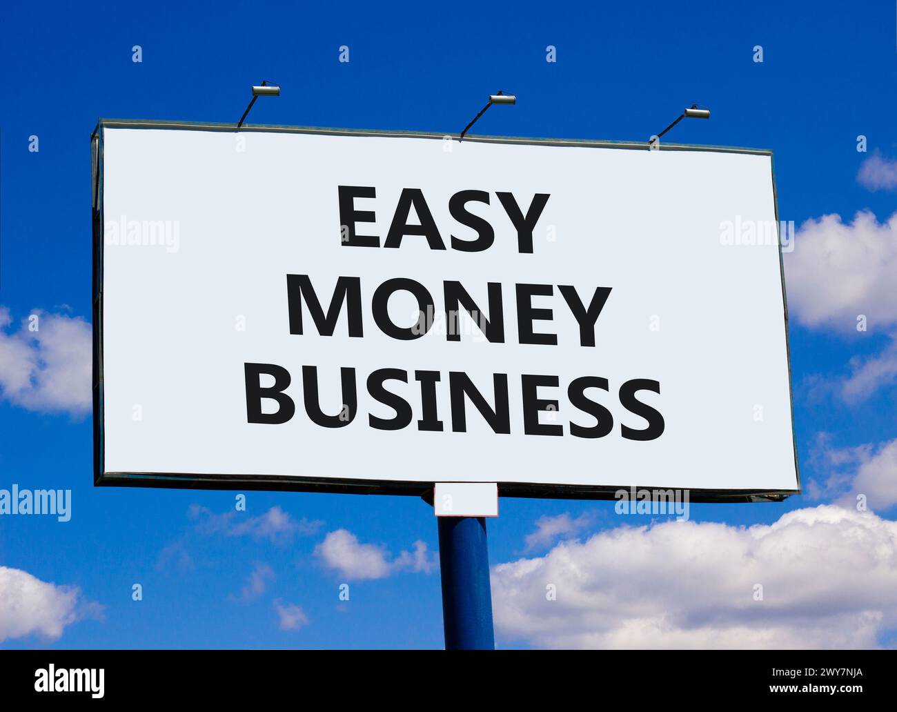 Easy money business symbol. Concept words Easy money business on ...