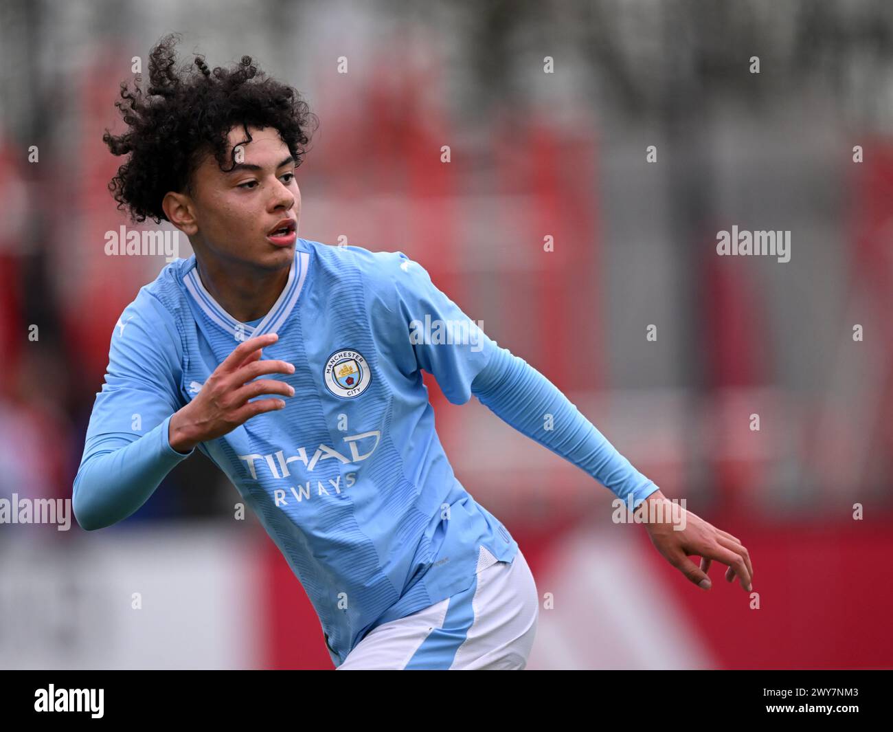 AMSTERDAM - Dante Headley of Manchester City U17 during the Ajax Future ...