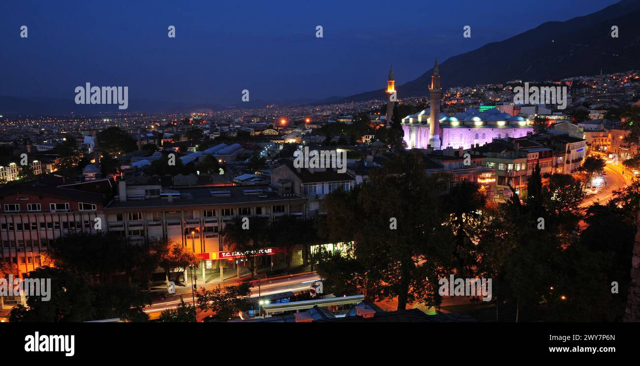 Located in Bursa, Turkey, the Ulu Mosque was built in 1400. It is one ...