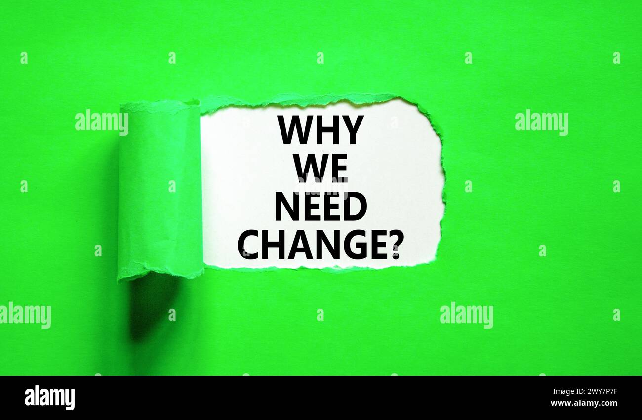 Why we need change symbol. Concept words Why we need change on ...