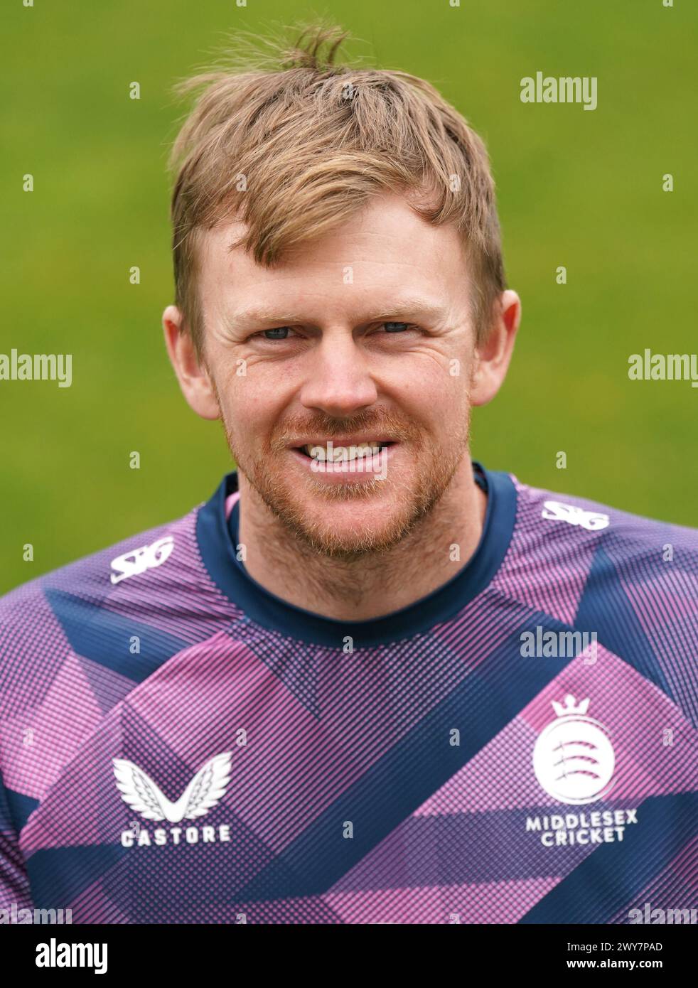 Middlesex's Sam Robson during a media day at Lord's, London. Picture ...