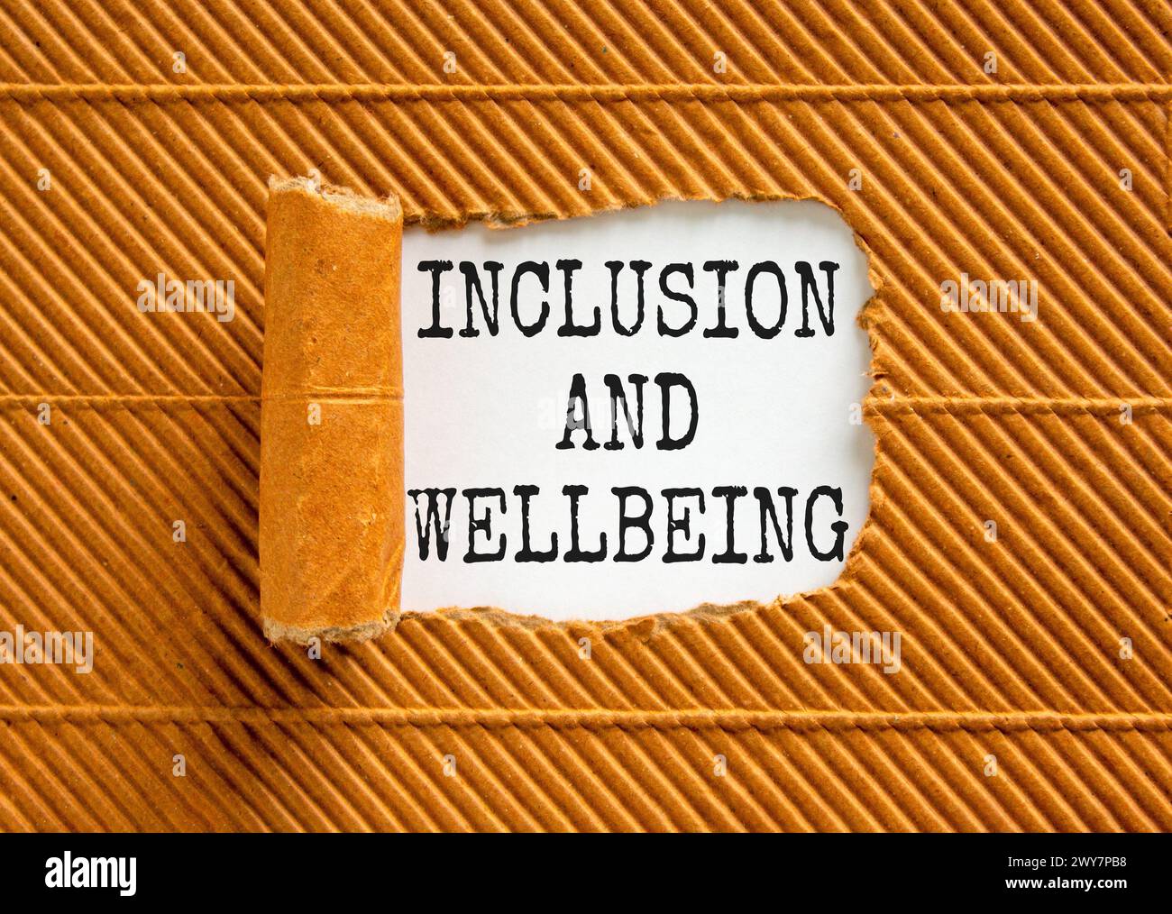 Inclusion and wellbeing symbol. Concept words Inclusion and wellbeing ...