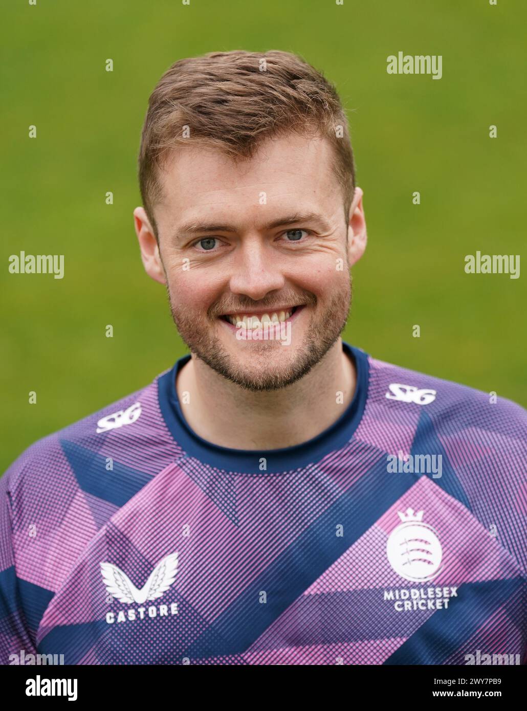 Middlesex's Tom Helm during a media day at Lord's, London. Picture date ...