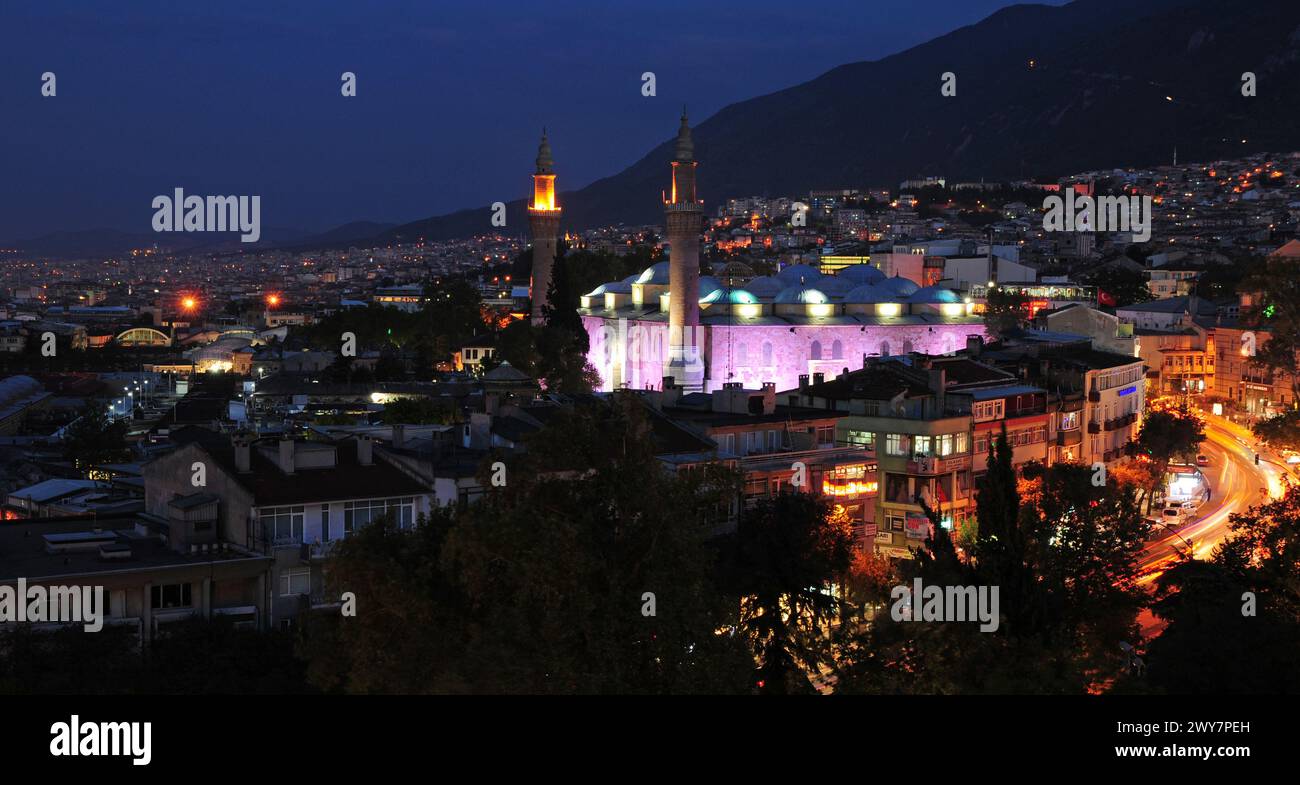 Located in Bursa, Turkey, the Ulu Mosque was built in 1400. It is one ...