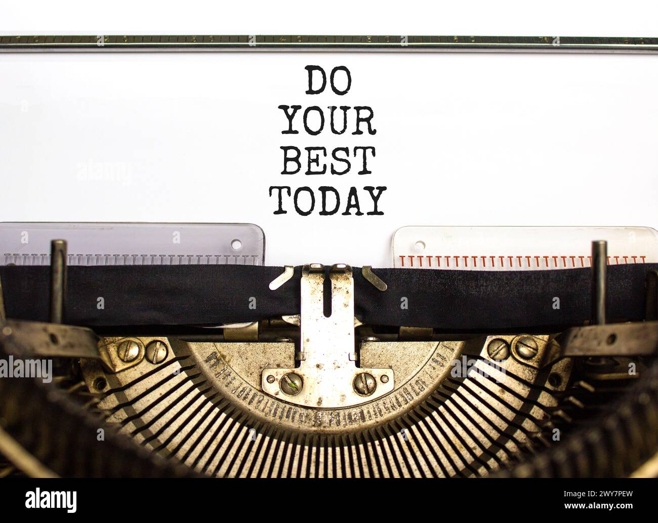 Do your best today symbol. Concept words Do your best today typed on ...