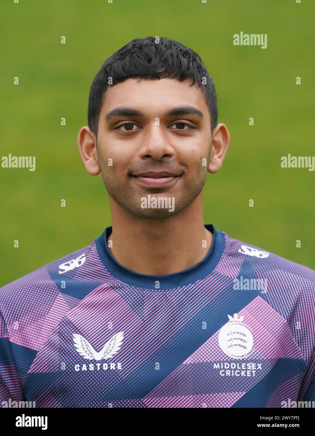Middlesex's Nathan Fernandes during a media day at Lord's, London ...