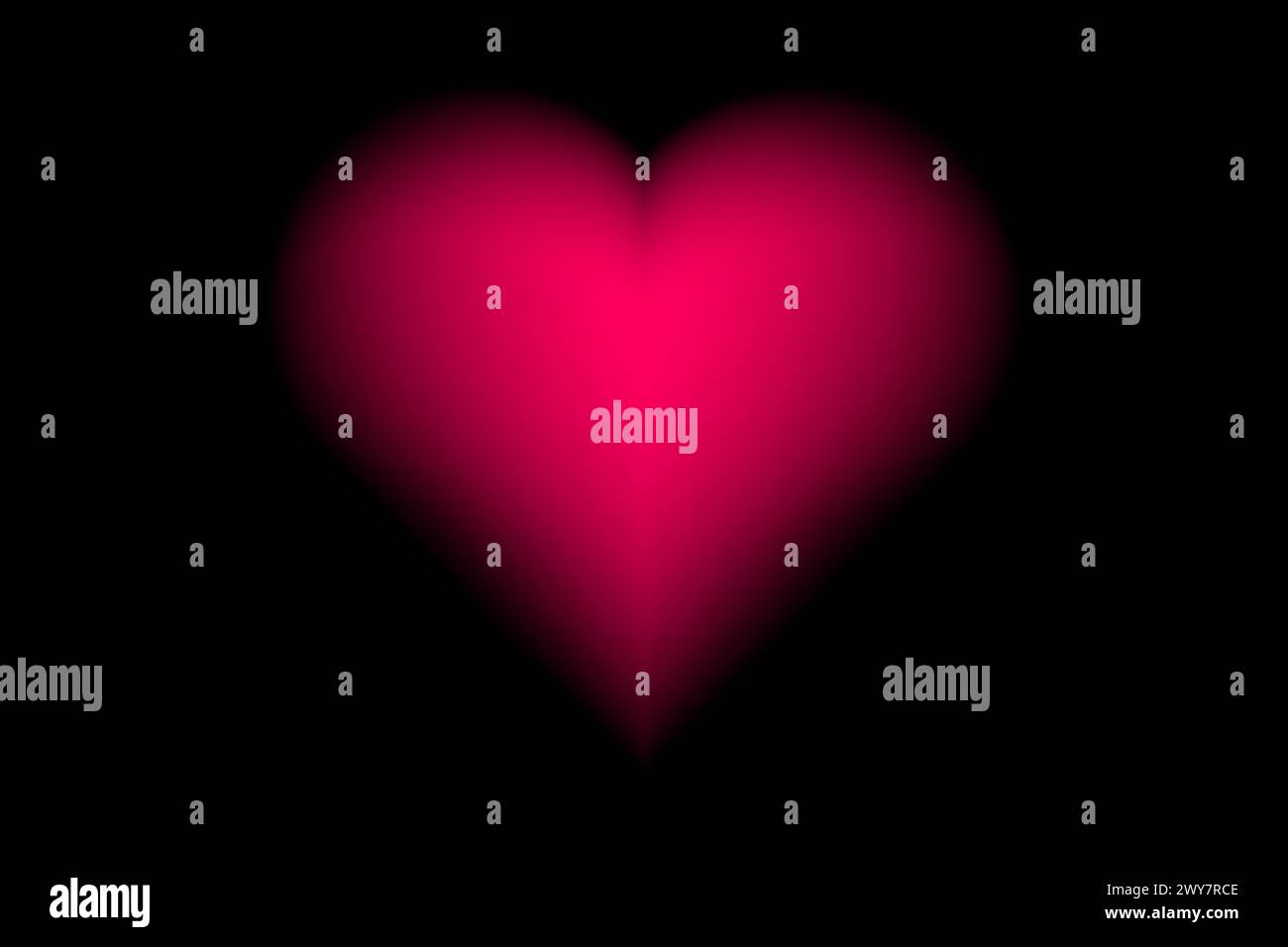 heart symbol isolated on dark background. Vector illustration Stock ...