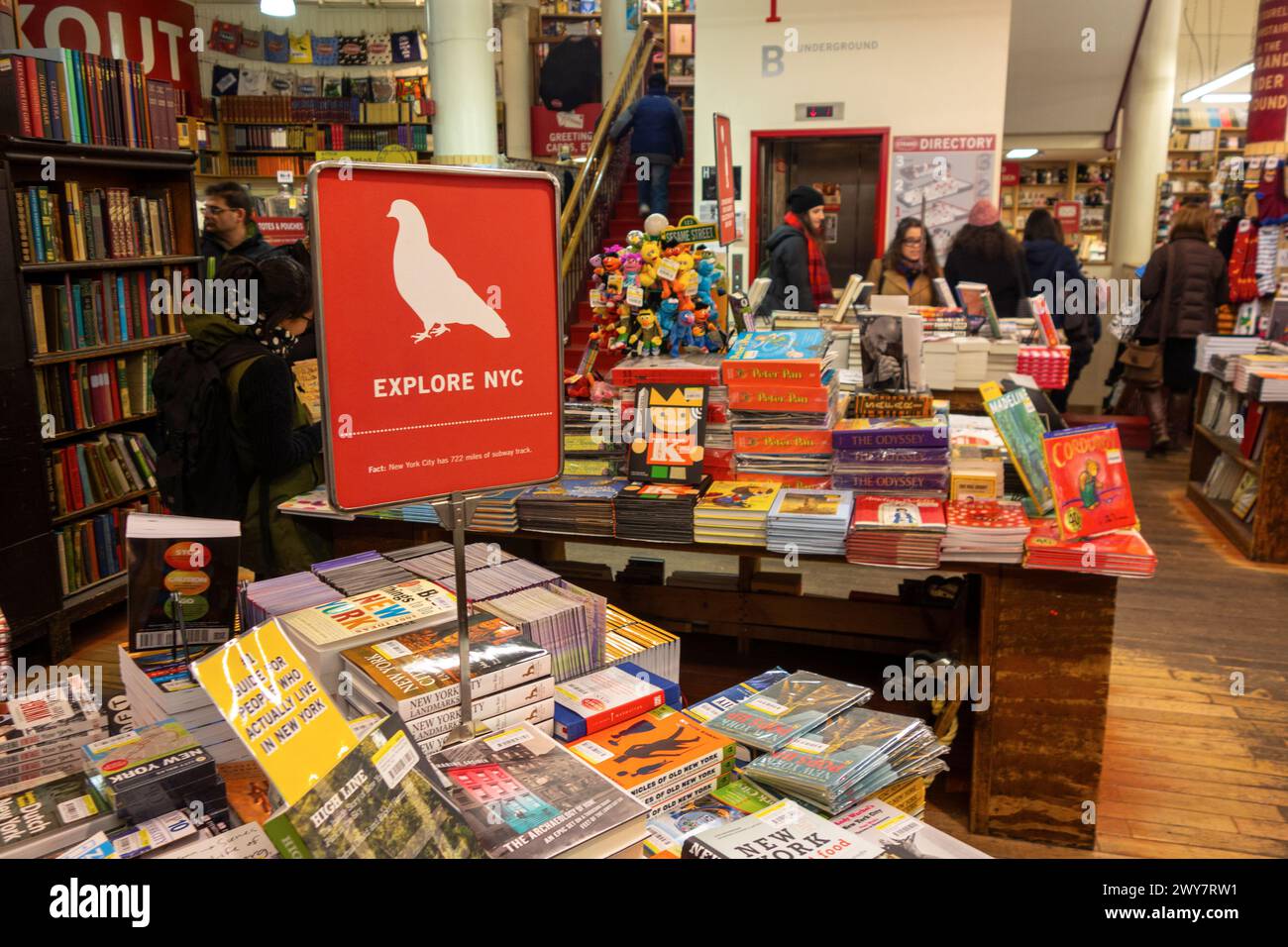 Strand Bookstore in the East Village of Manhattan NYC Stock Photo - Alamy