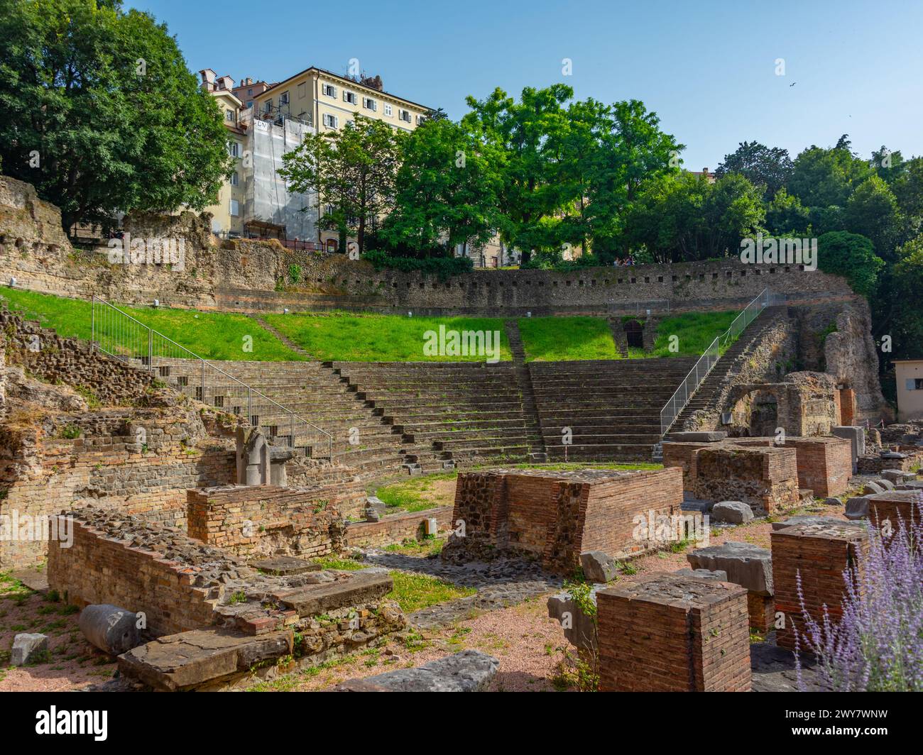 Roman Theatre of Trieste in Italy Stock Photo - Alamy