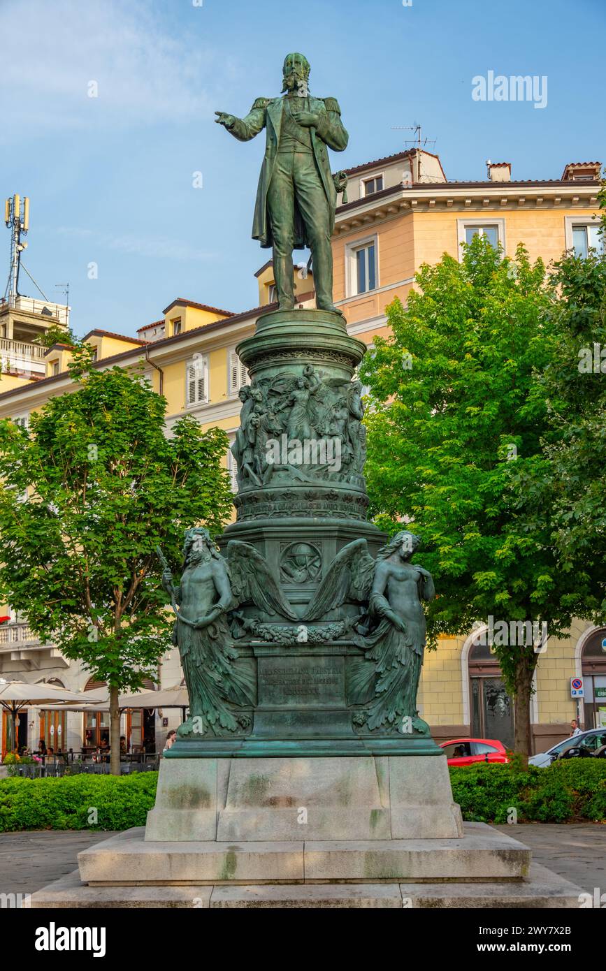 Statue of Maximilian of Austria in Italian town Trieste Stock Photo - Alamy