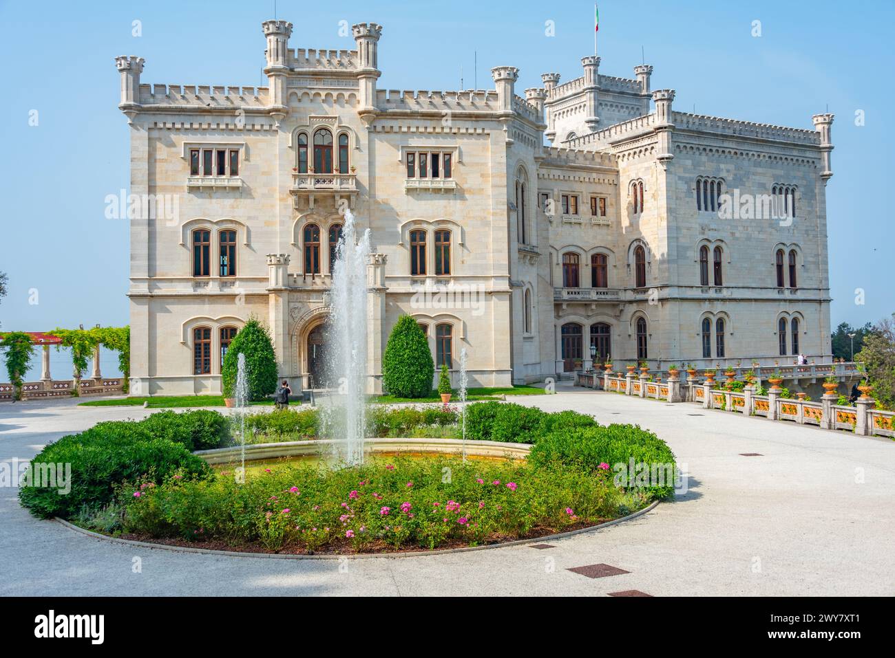 Castelletto di miramare hi-res stock photography and images - Alamy