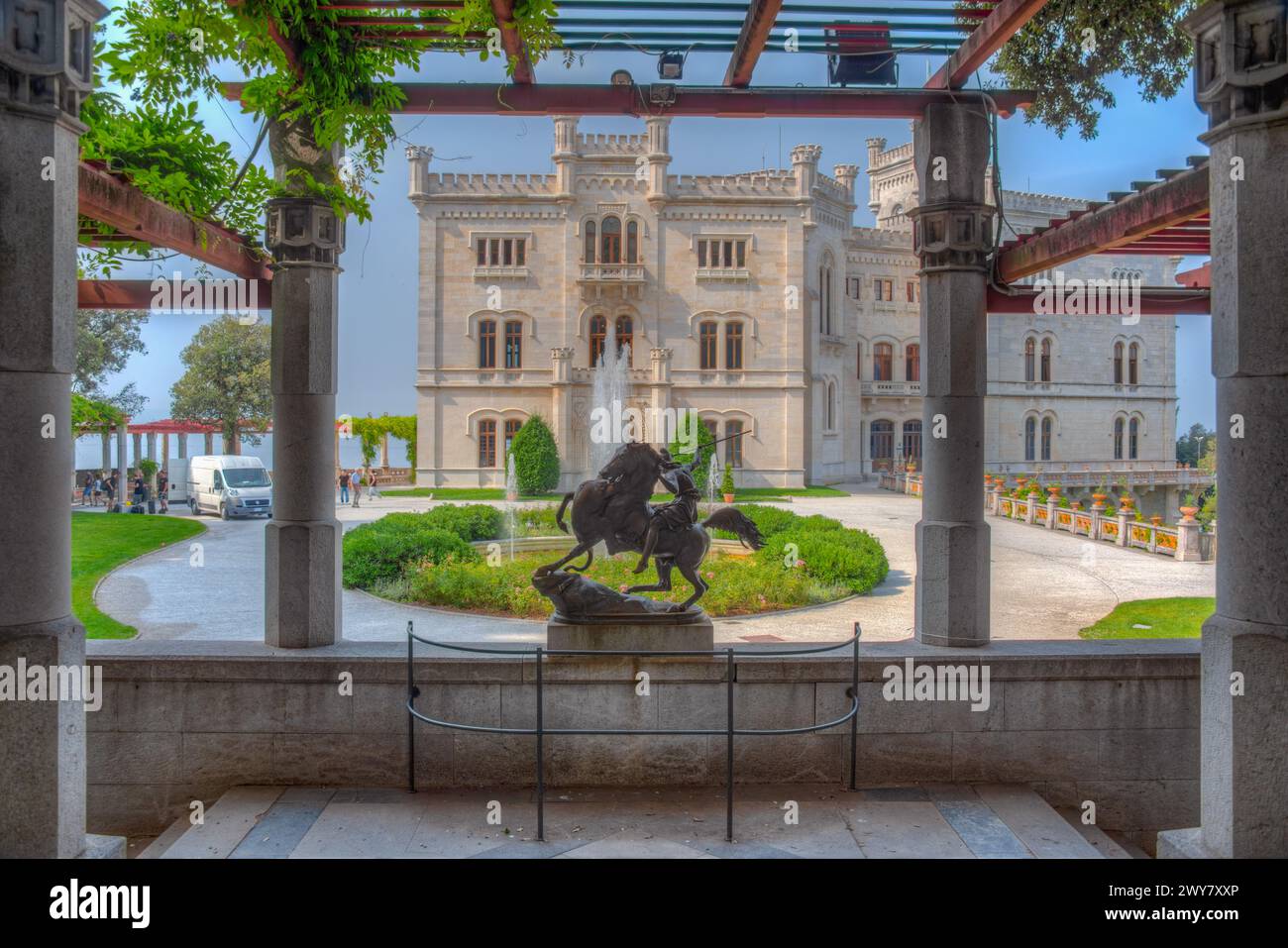 Castelletto di miramare hi-res stock photography and images - Alamy