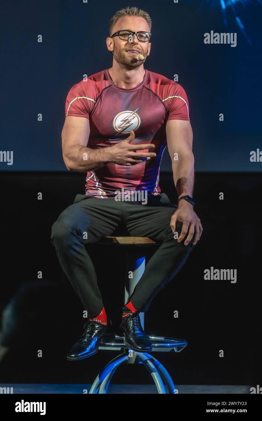 Genoa, . 04th Apr, 2024. Immanuel Casto brings his first meta-comic ...