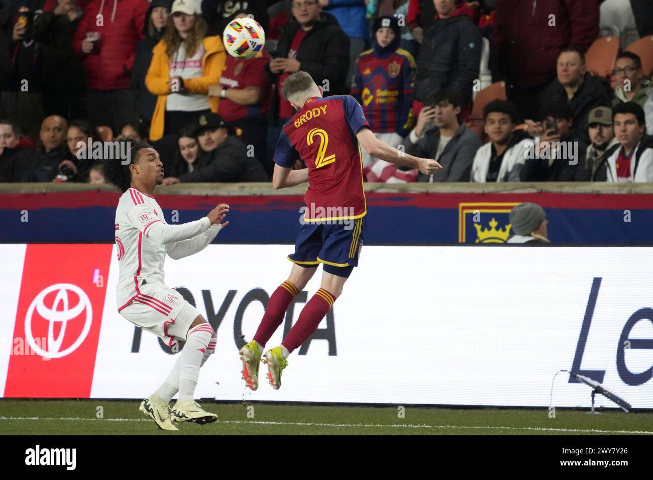 March 30. 2024: Real Salt Lake defender Andrew Brody (2) in action ...