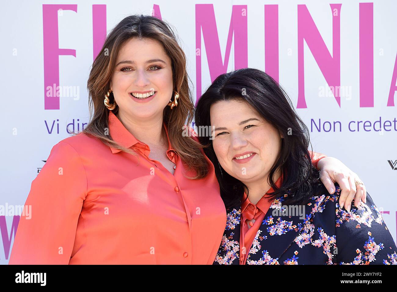 Rome, Italy. 04th Apr, 2024. Michela Giraud, Rita Abela during ...