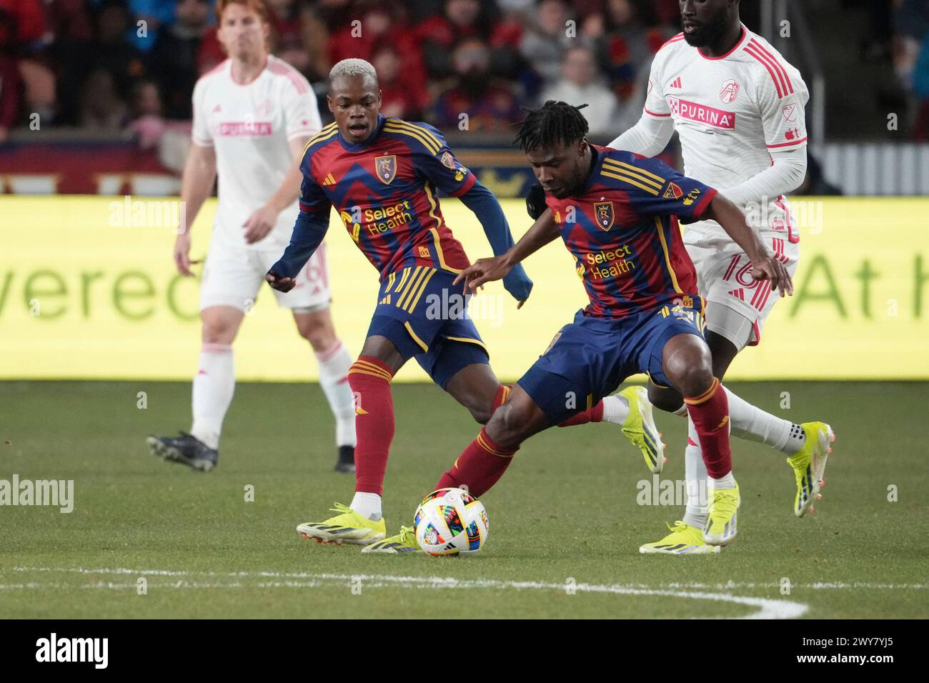 March 30. 2024: Real Salt Lake midfielder Emeka Eneli (14) in action ...