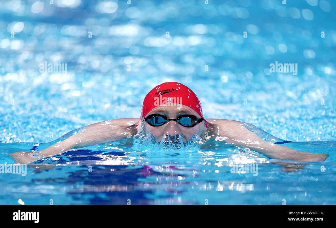 Max Litchfield in action during the Men's 400m IM Paris Final on day ...