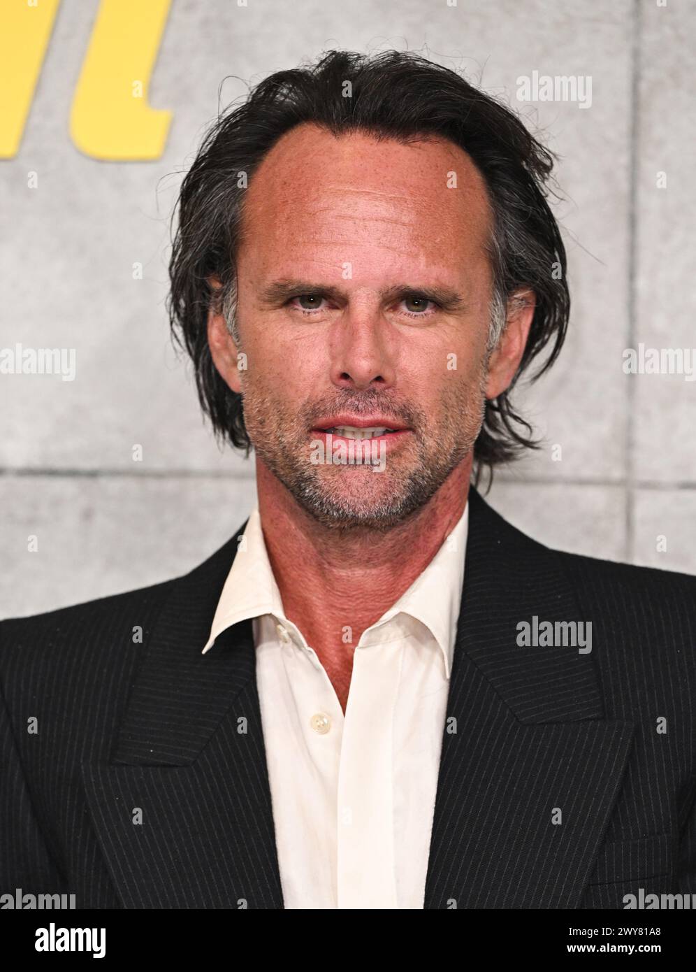 London, UK. April 4th, 2024. Walton Goggins arriving at the Fallout UK ...