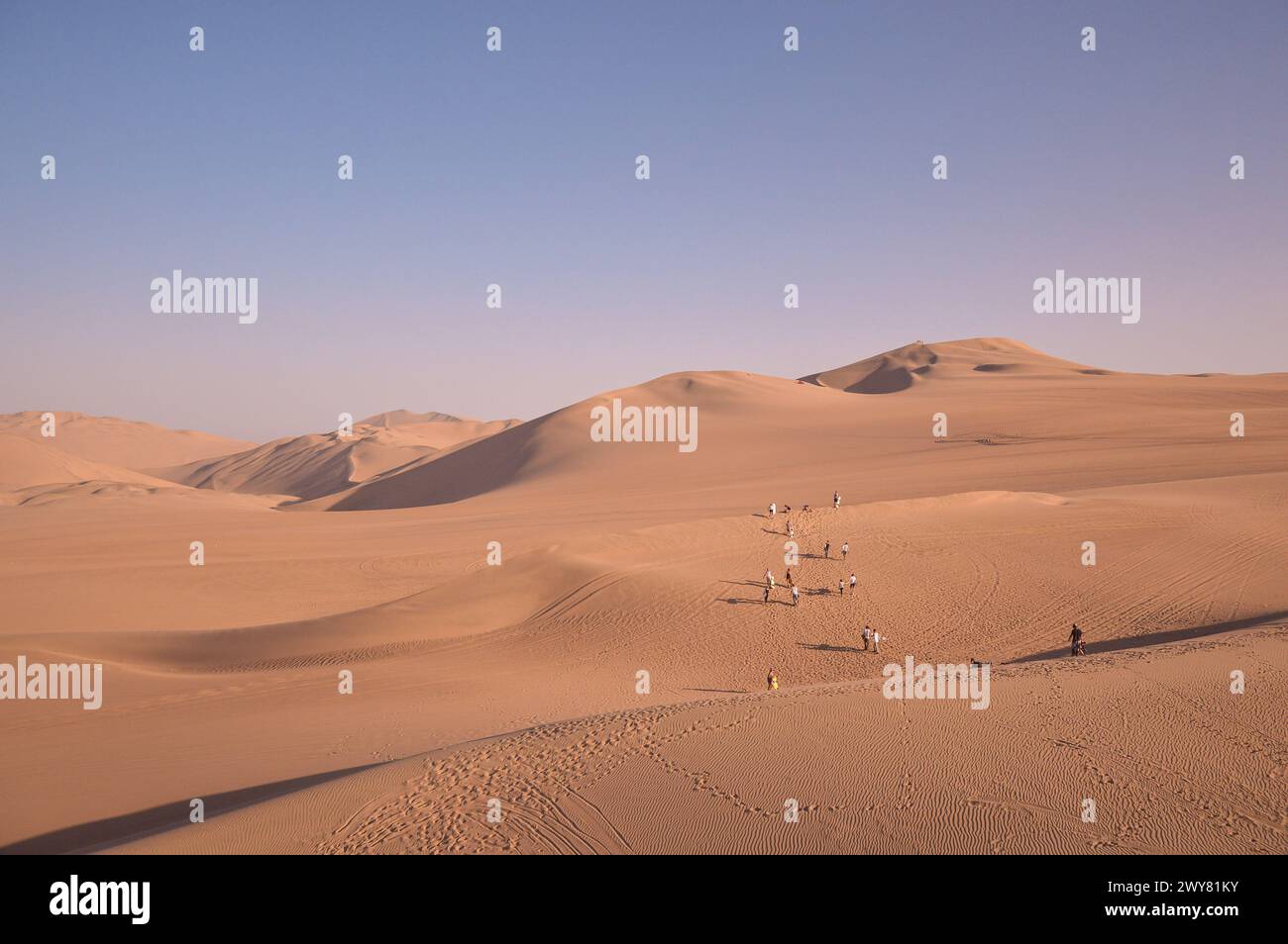 Sandboarding in Huacachina, Peru Stock Photo - Alamy