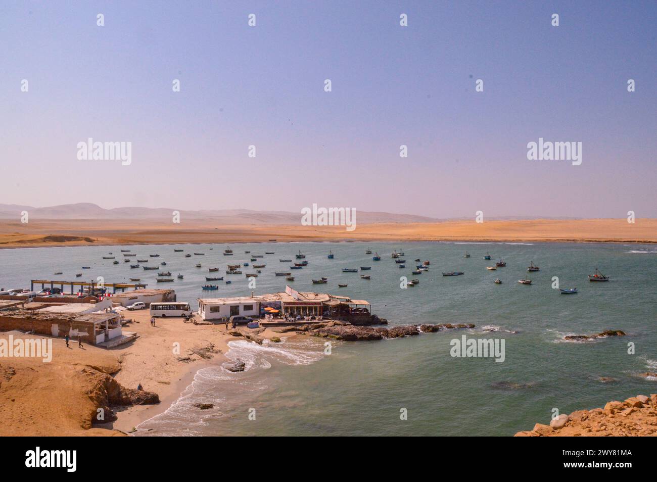 Desert Oasis in Ica, Peru Stock Photo - Alamy