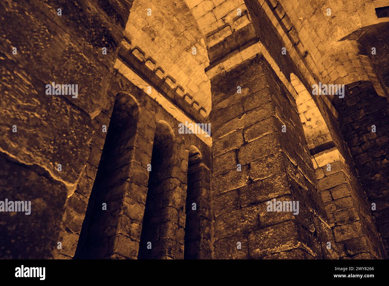 Ancient cistern in Dara Stock Photo - Alamy