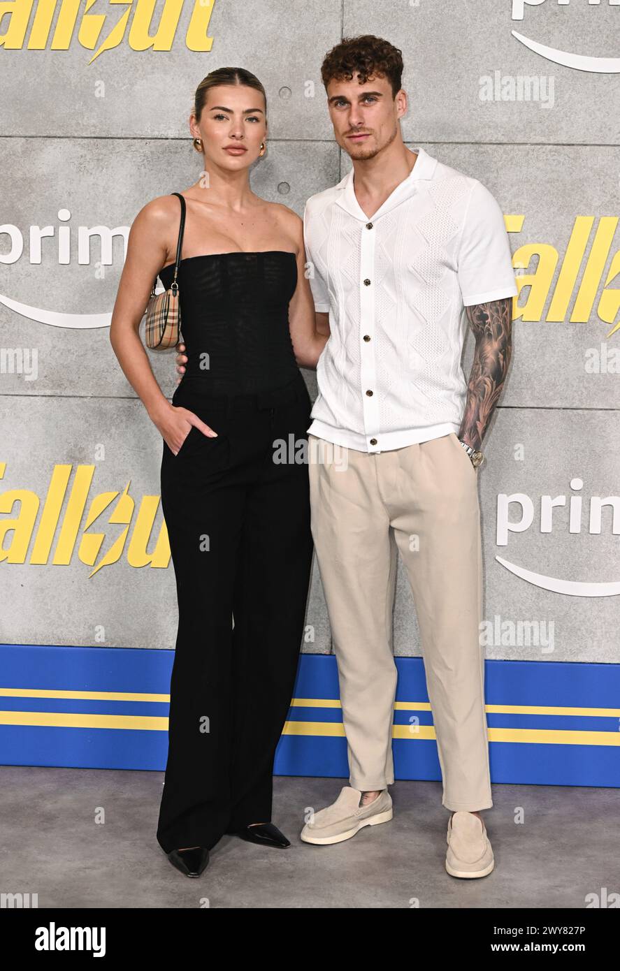 London, UK. April 4th, 2024. Emily Hughes and Kori Sampson arriving at ...