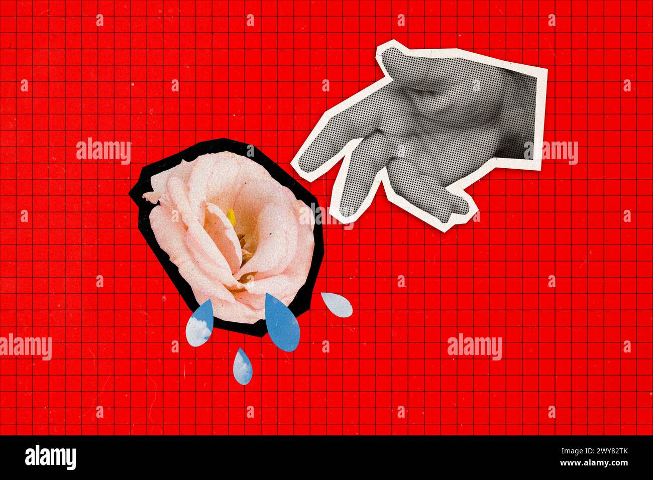 Composite trend artwork sketch image 3D photo collage of silhouette ...