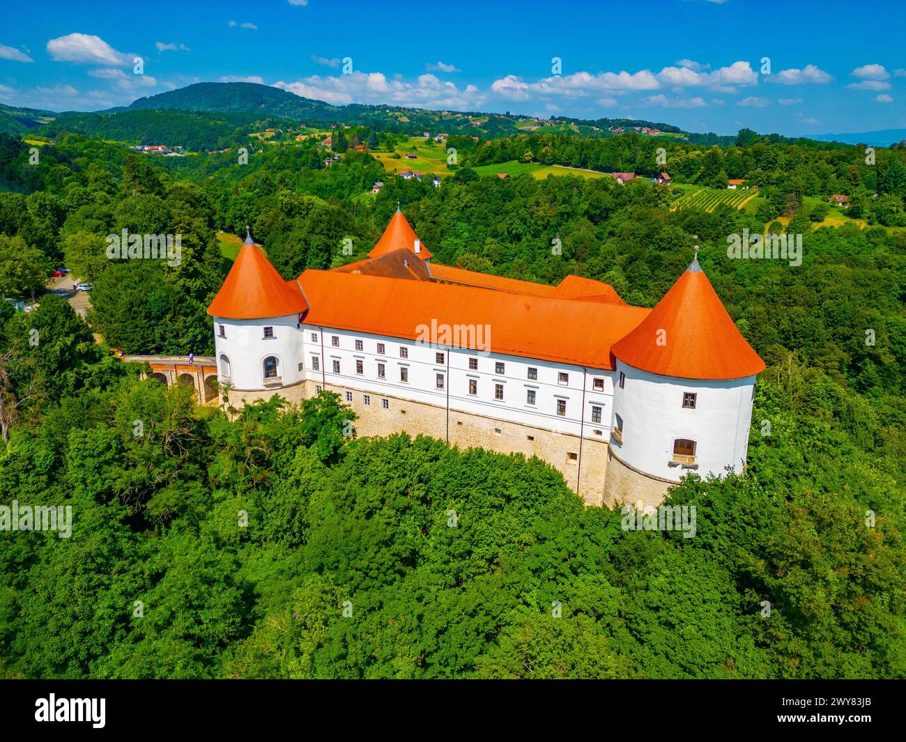 Sunny day at Mokrice castle in Slovenia Stock Photo - Alamy