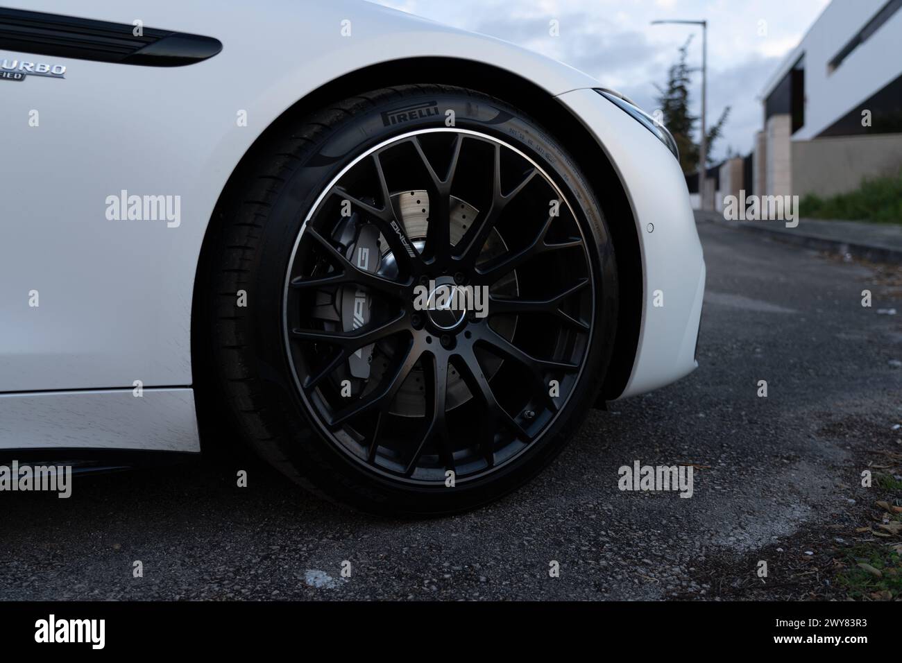 The Roadster from Mercedes AMG. The new Mercedes AMG SL43 Stock Photo ...