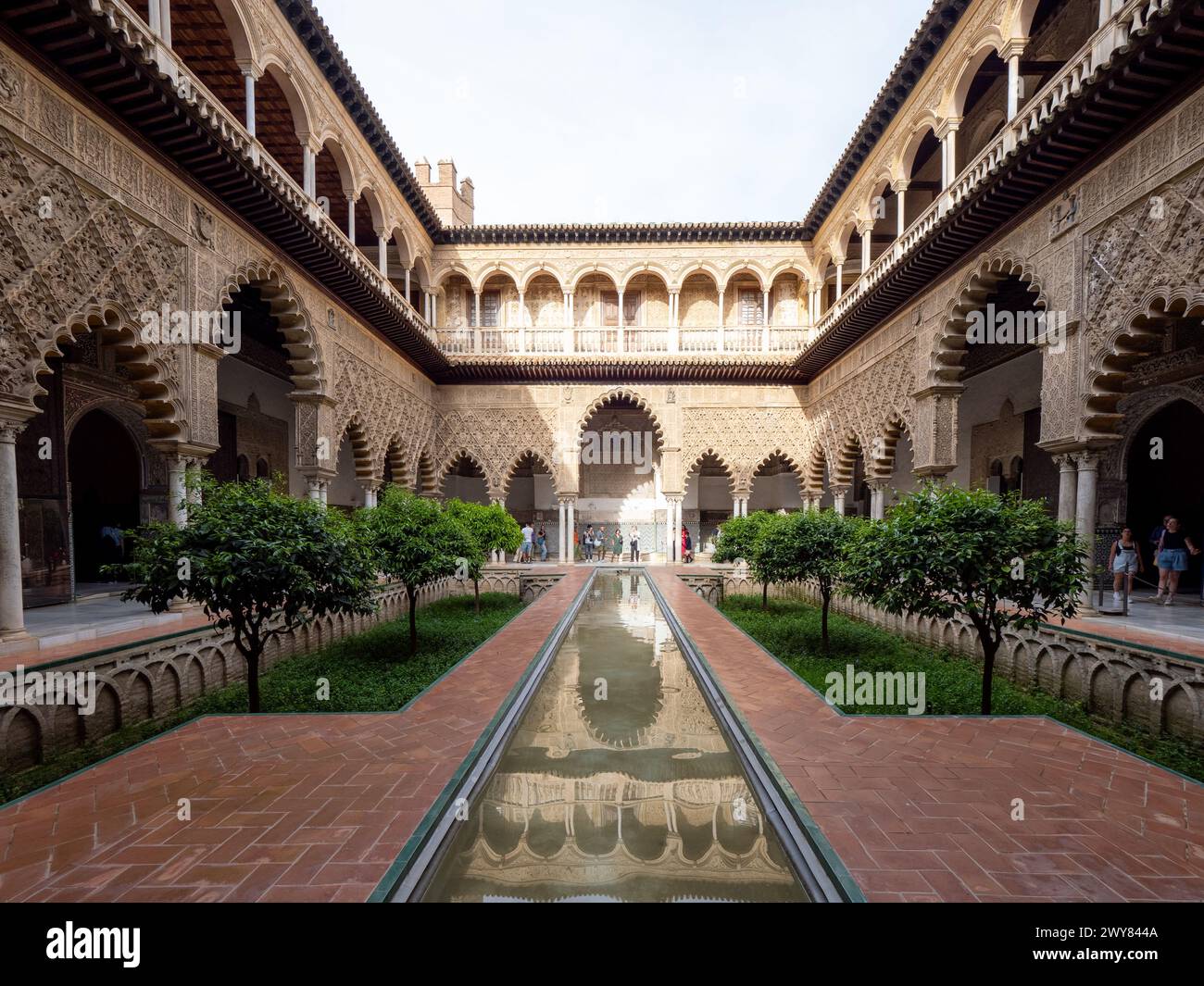 Interior real alcazar de sevilla hi-res stock photography and images ...