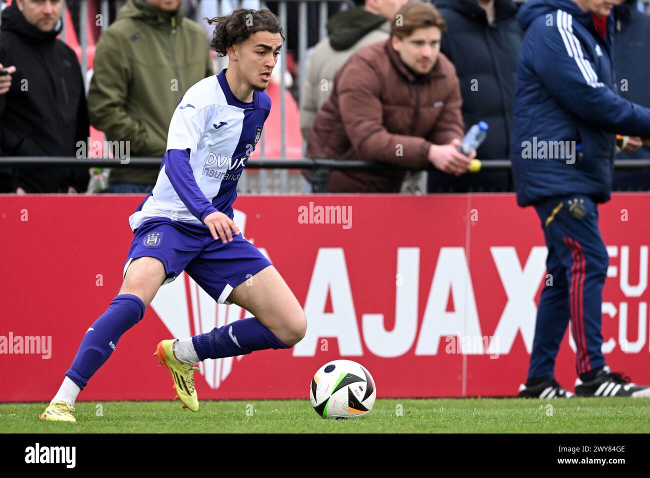 AMSTERDAM - Yanis Bourard RSC Anderlecht U17 during the Ajax Future Cup ...