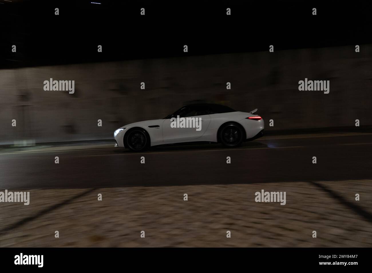 The Roadster from Mercedes AMG. The new Mercedes AMG SL43 Stock Photo ...
