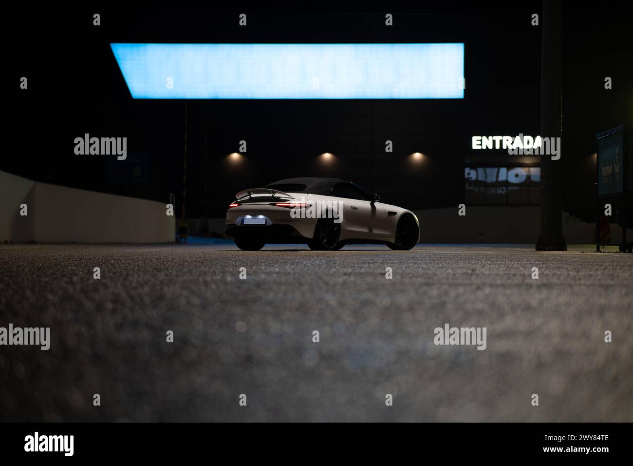 The Roadster from Mercedes AMG. The new Mercedes AMG SL43 Stock Photo ...