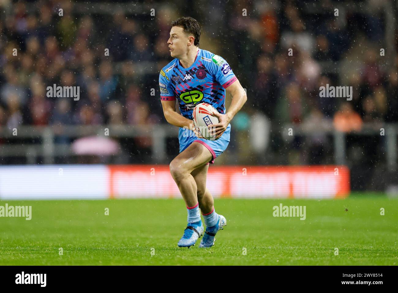 Wigan Warriors' Jai Field during the Betfred Super League match at ...