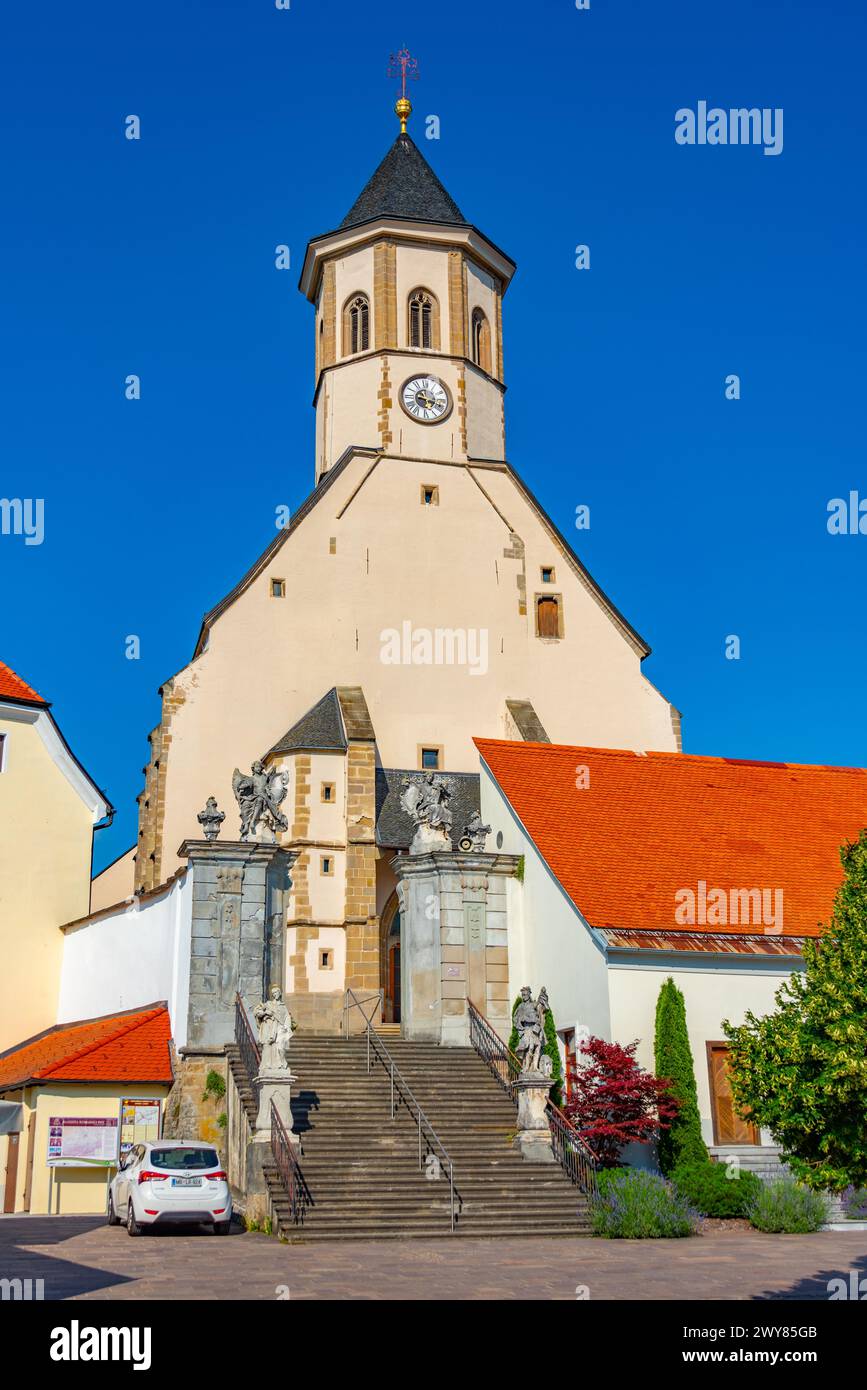 Basilica of the Virgin of Mercy at Ptujska Gora in Slovenia Stock Photo ...