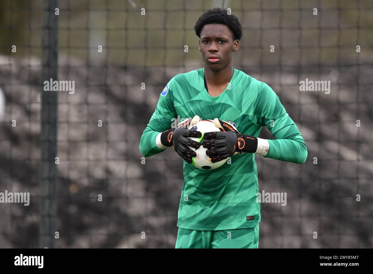 AMSTERDAM - Paris Saint Germain U17 goalkeeper Bocar Sy during the Ajax ...