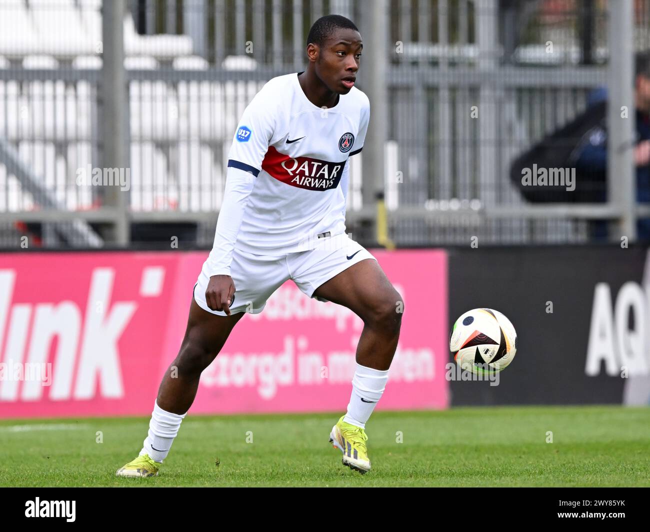 AMSTERDAM - David Boly of Paris Saint Germain U17 during the Ajax ...