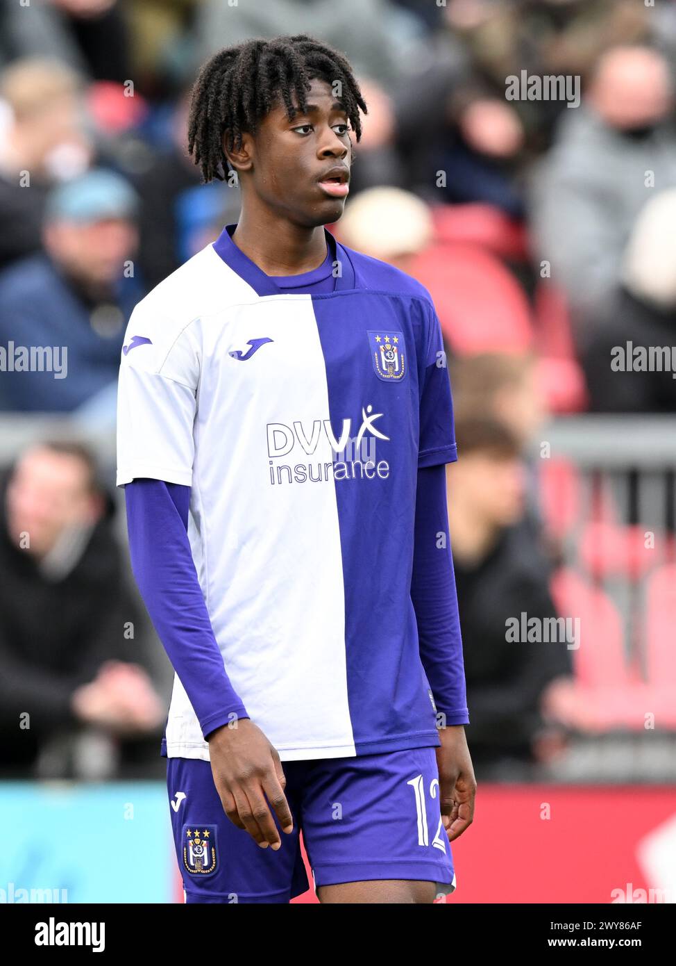AMSTERDAM - Timeo Ilunga RSC Anderlecht U17 during the Ajax Future Cup 2024 match between Paris ...
